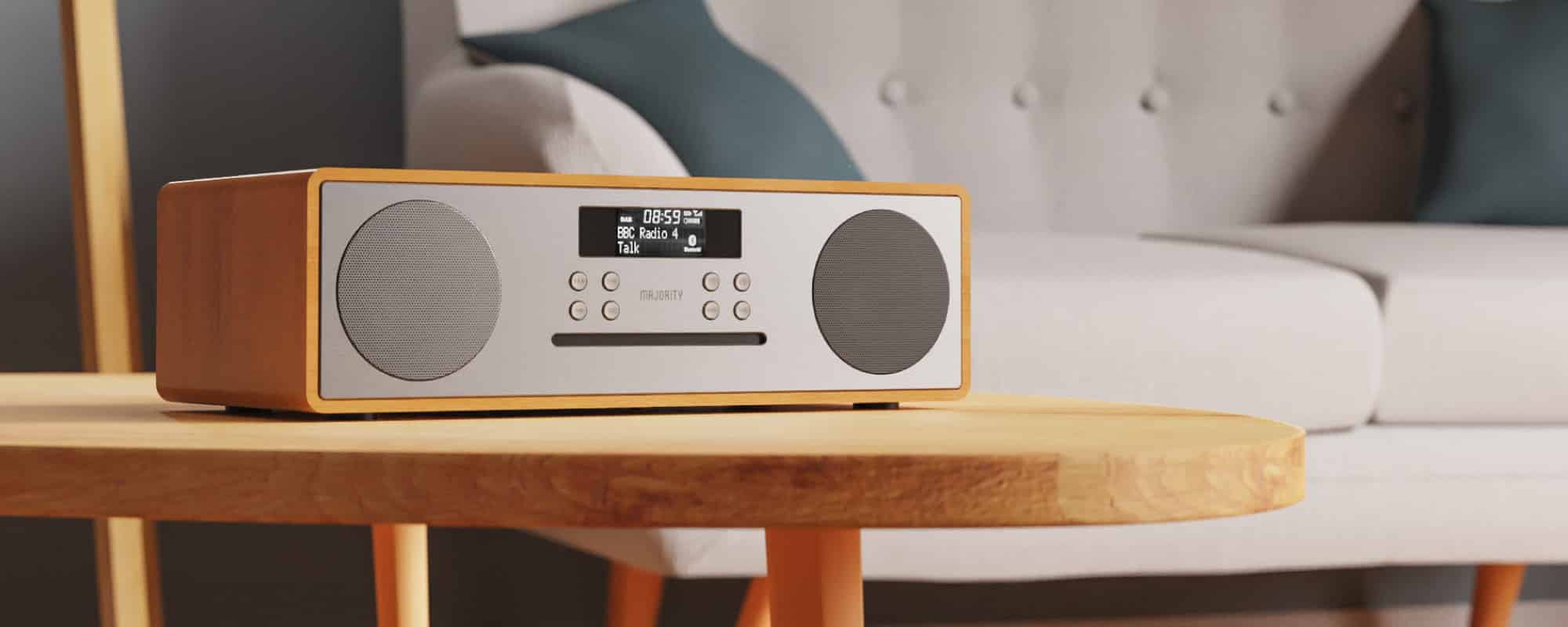 Majority Oakington, un todo-en-uno con radio DAB, reproductor de CD y ...